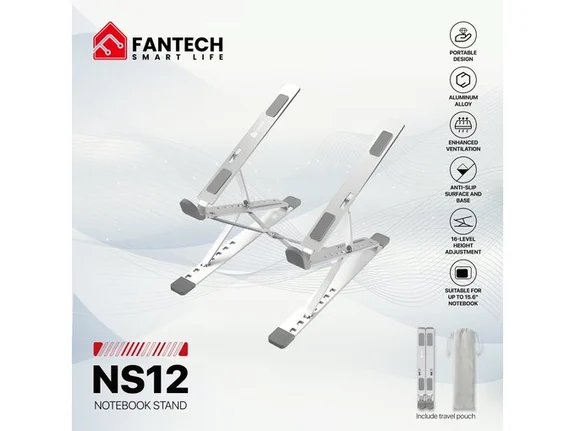 Laptop stalak Fantech NS12 srebrni