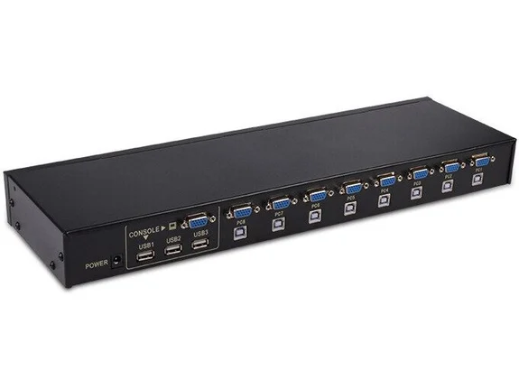 KVM switch 8 PC-a na isti monitor,miš,tastaturu JWD-SP27