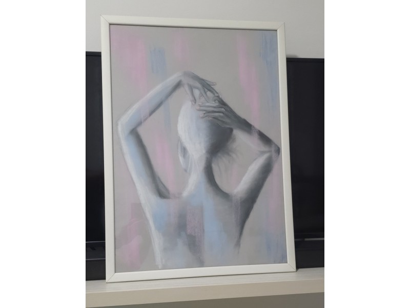 Slika "Odraz 1" pastel 74x54