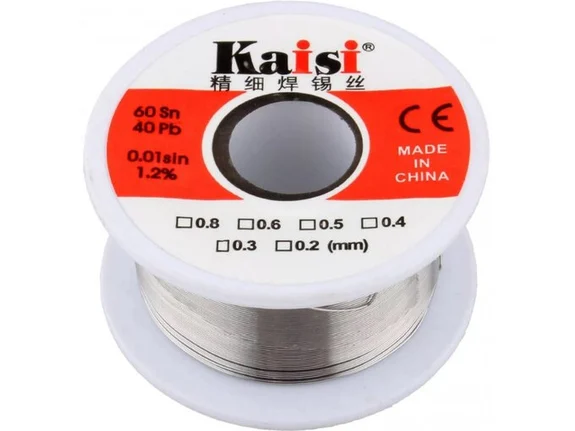 Kalaj žica Kaisi 0.5mm/Sn60%/Pb40%/Flux (fluks) 1.2%