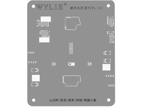 BGA Sito WYLIE WL-02 za popravku Iphone Face ID