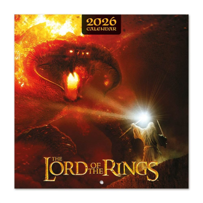 Zidni kalendar 2026 - The Lord Of The Rings, 30x30 cm
