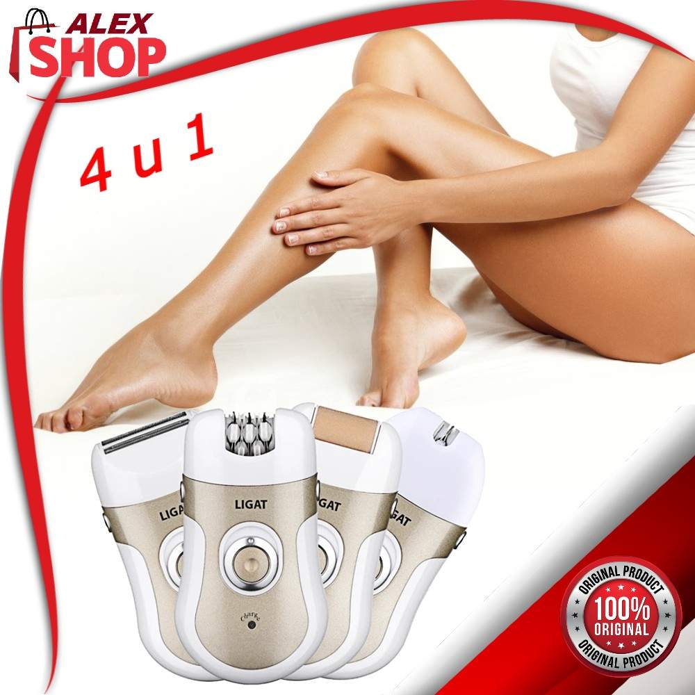 Aparat za epilaciju 4u1 – epilator, brijač i turpija