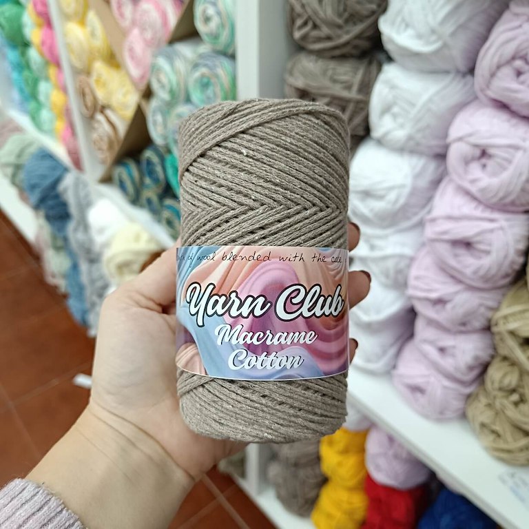 MAKRAME konac Yarn club krem