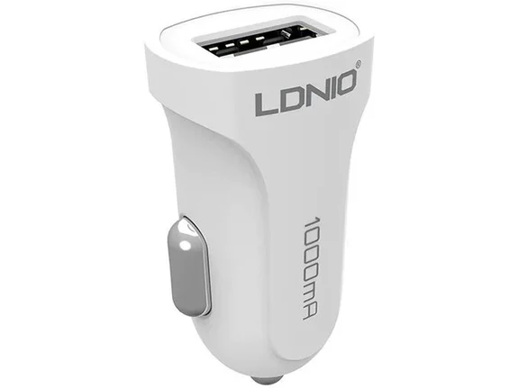 Auto punjač LDNIO DL-C17 1A + Micro USB Kabl