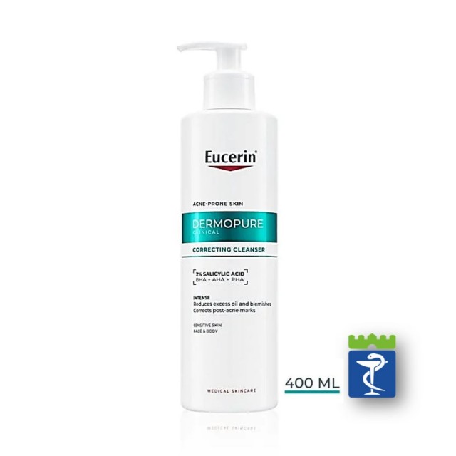 EUCERIN DERMOPURE CLINICAL KOREKTIVNI GEL ZA ČIŠĆENJE 400ML