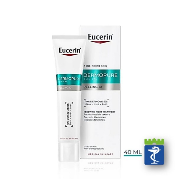 EUCERIN DERMOPURE CLINICAL PEELING 10 TRETMAN 40ML