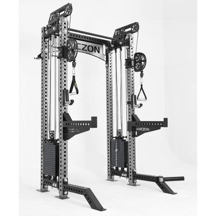 DUAL ADJUSTABLE PULLEY + SQUAT RACK - ANICZON
