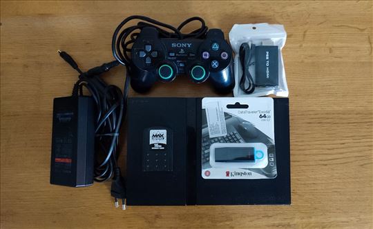 Sony PS2 Slim čipovan USB igrice HDMI + Nintendo
