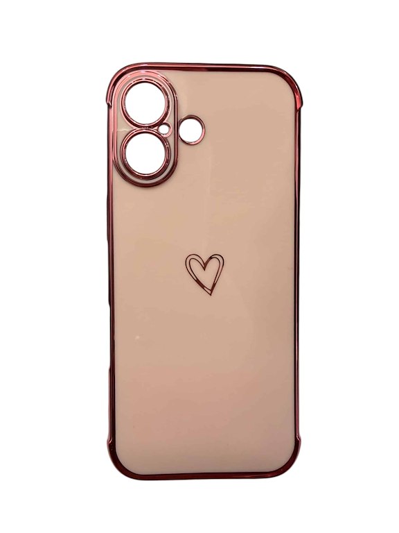 Maska Elegant heart za iPhone 17 roze