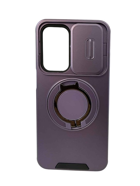 Maska Defender ring stand za Samsung A17 ljubicasta