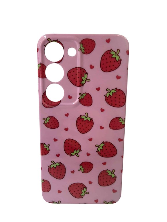Maska Custom fit za Samsung S23 strawberry