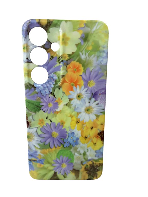 Maska Custom Fit za Samsung S24 flowers