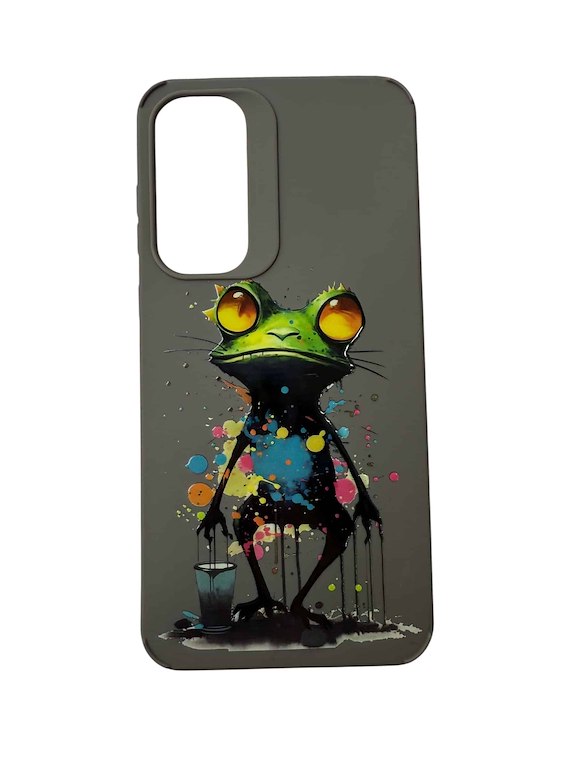 Maska Splash print za Samsung A55 frog