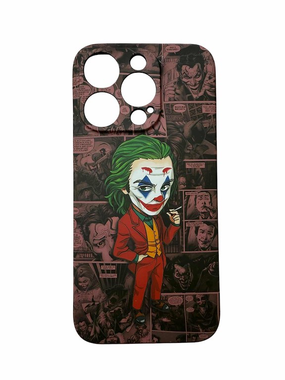 Maska Svetleca print za iPhone 15 pro joker