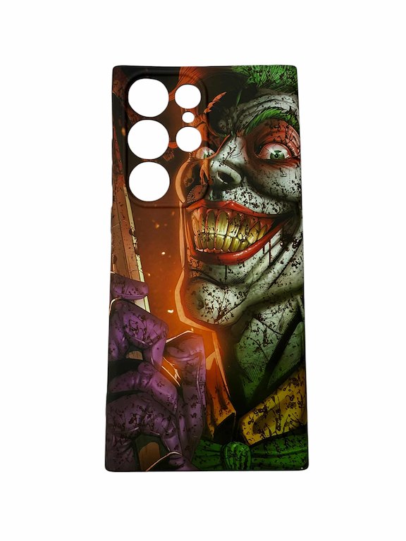Maska Svetleca print za Samsung S23 ultra joker