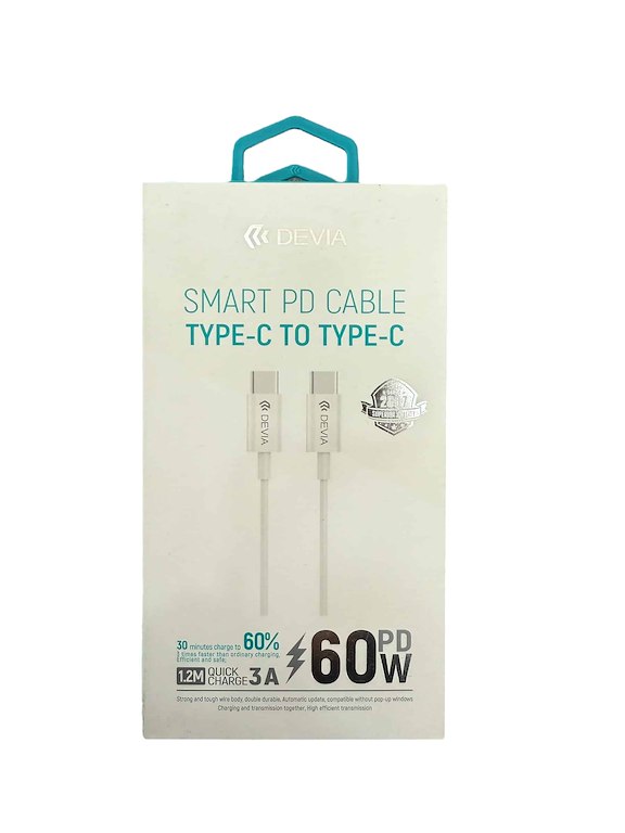 Kabl type c-type c 60W fast charge 1.2m