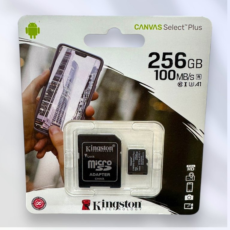 Memorijska SD kartica 256GB sa adapterom