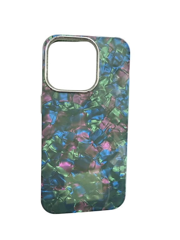 Maska Hard Case Mosaic za iPhone 15 zelena