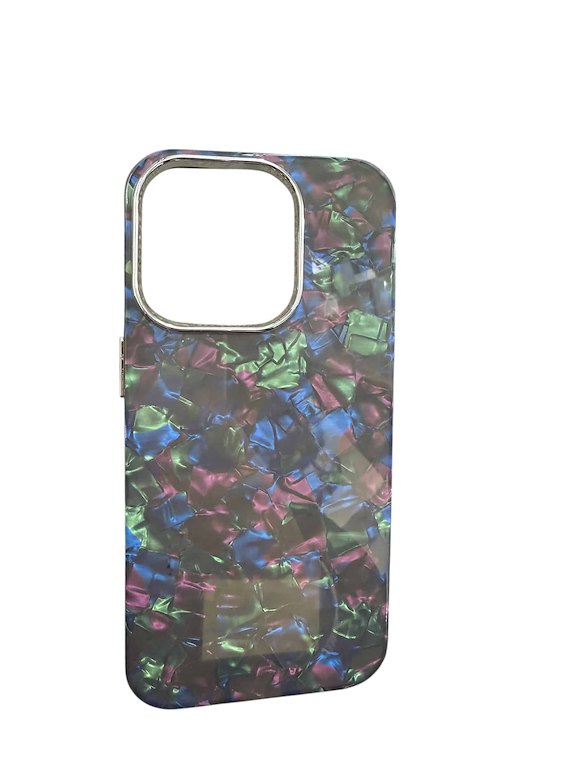Maska Hard Case Mosaic za iPhone 15 pro siva