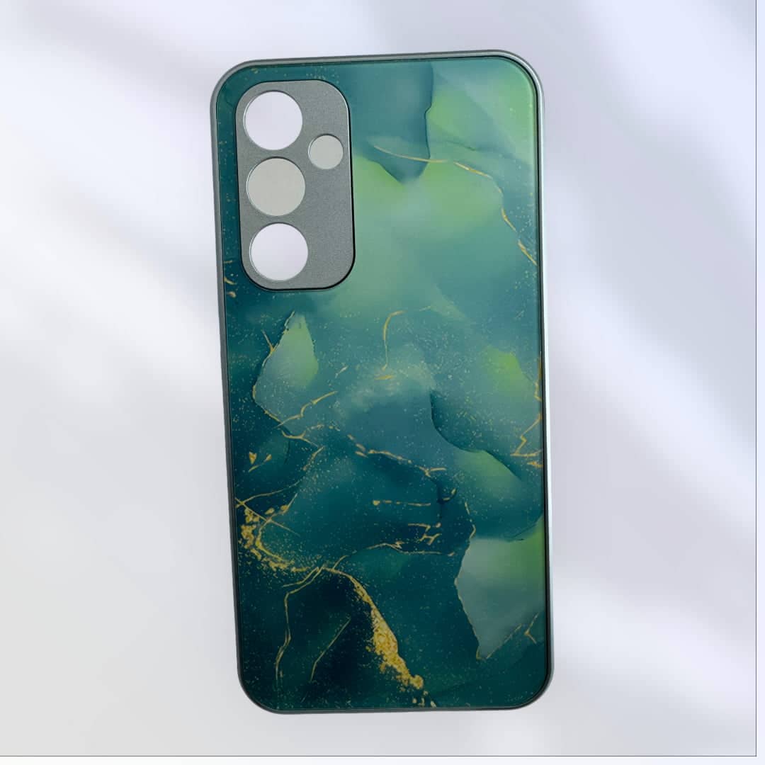 Maska Marble Matte za Samsung A14 svetloplava