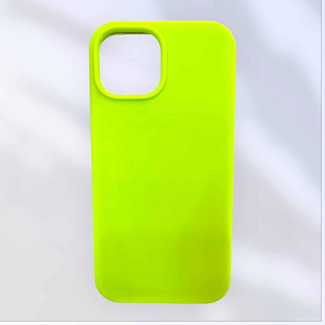 Maska Soft Color za iPhone 15 neon zuta