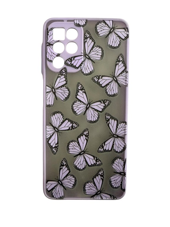 Maska Matte Painted za Samsung A22 4G butterfly