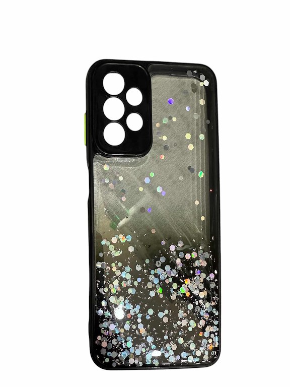 Maska Frame Glitter za Samsung A23 crna