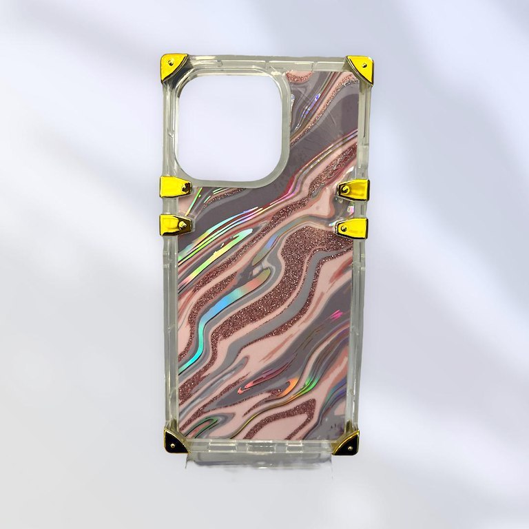 Futrola Marble Cube za iPhone 13 pro pink