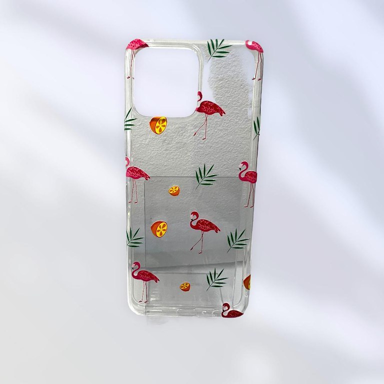 Maska Print za Honor X8 flamingos