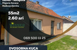 Kuća Na Prodaju – Batajnica Centar, 55m², dvorište 2.6 ari ID#1406