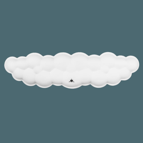 WS KP 012 CUMULUS White, Keyboard Wrist Rest