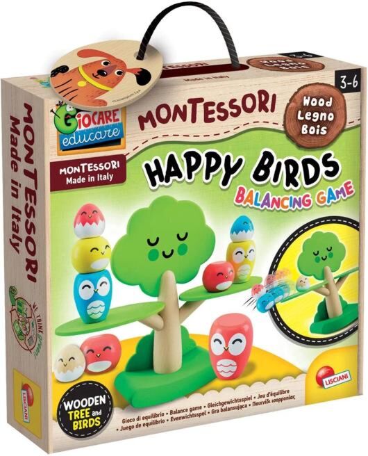 LISCIANI SET BABY WOOD HAPPY BIRDS