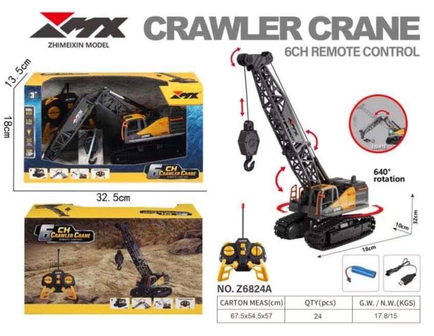 MAGAZA DIZALICA SA KRANOM R/C 1:24 40HZ 6CH Z6824A