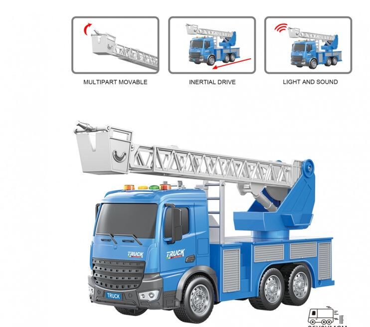 Magzy Wheels Kamion 1:18 dizalica sa platformom, zvukom i svetlom