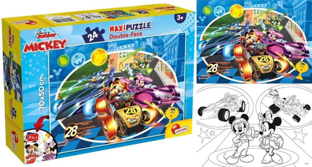 Lisciani Puzzle slagalica 24pcs Maxi Mickey 2u1