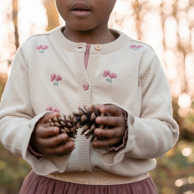 DŽEMPER SA CVETICIMA, BEŽ - FAIRY GARDEN