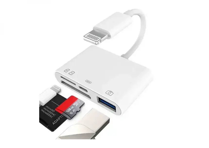 Lightning čitač kartica 4u1 1*USB3.0+1*SD+1*TF+1*TIP C
