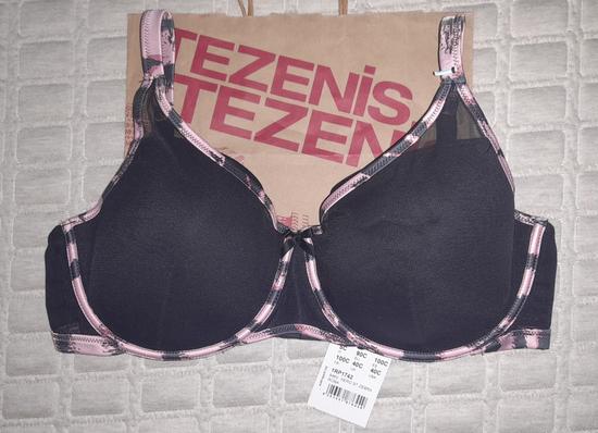 Tezenis crni brus obod animal roze 90C/85D NOVO%