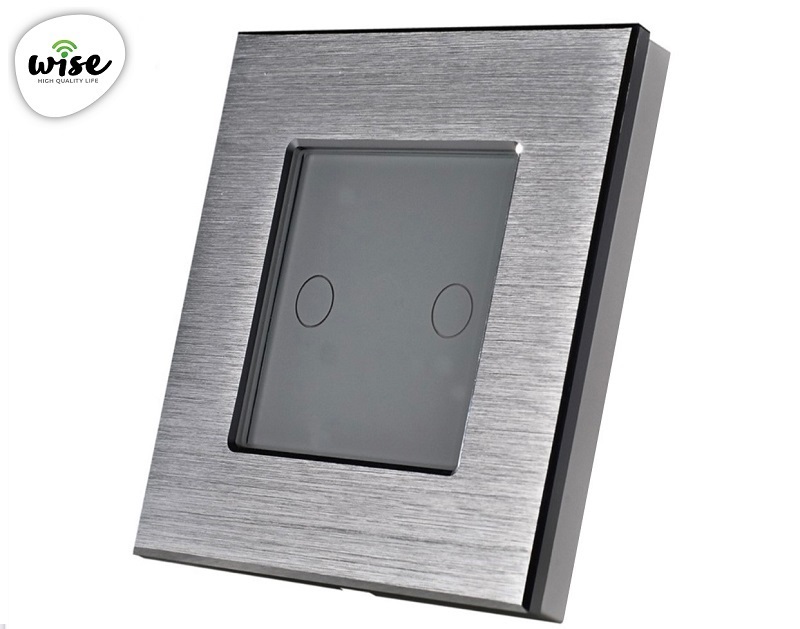 Wise daljinski prekidač – transmiter – 2 tastera – stakleni panel