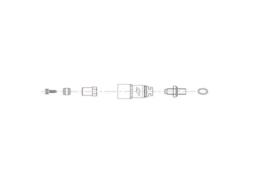 UVODNIK JAGWIRE ZA RAVNO SPAJANJE HIDRAULIČNOG CREVA 0° Avid Elixir JAG-HFA202