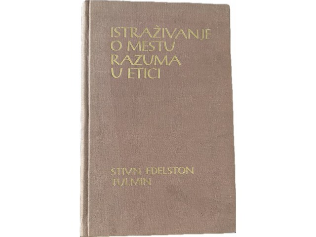 Istraživanje o mestu razuma u etici -Tulmin