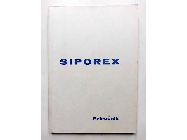 SIPOREX - PRIRUČNIK