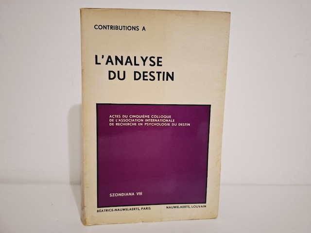 L`analyse du destine