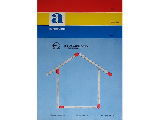 Katalog `SLAVIJA ELEKTRO` Beograd Jugoslavija