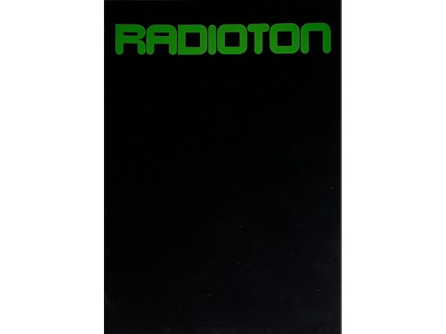 Katalog `RADIOTON` Beograd Jugoslavija