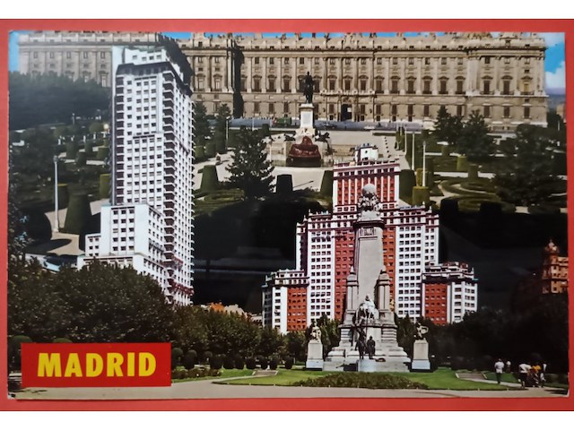 MADRID -PLAZA DE ESPANA-POST CARD