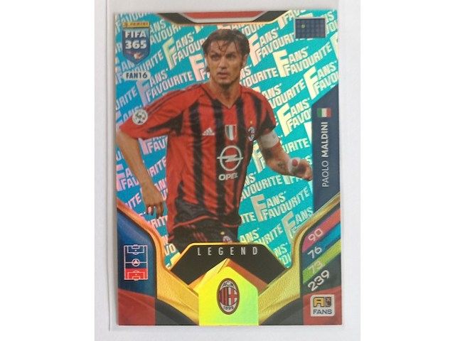 2026 FIFA 365 Adrenalyn XL Maldini FF Blue Paralell