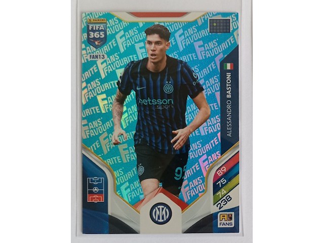 2026 FIFA 365 Adrenalyn XL Bastoni FF Blue Parallel