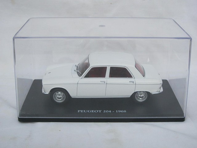 1:24 hachette peugeot 204